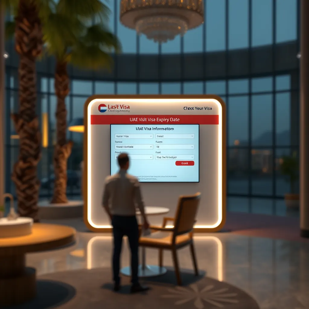 Checking Your UAE Visit Visa Expiry Date Online